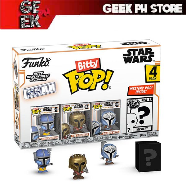 Funko The Mandalorian Bitty Pop! Heavy Mandalorian Four-Pack sold by ...