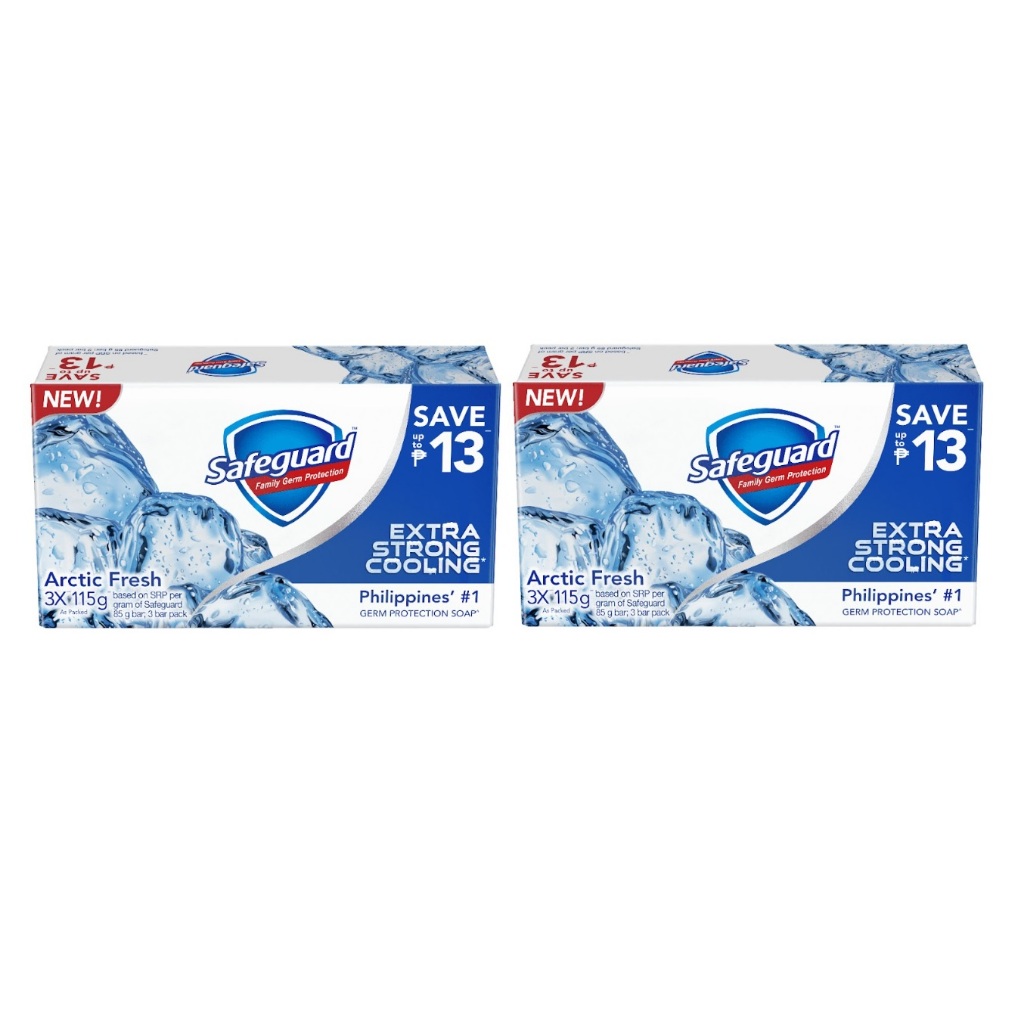 [EXCLUSIVE] Safeguard Bar Soap Arctic Fresh 3 x 115g, Bundle of 2 ...