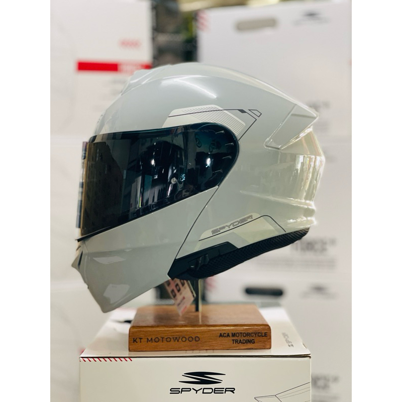 SPYDER FORCE V2 Modular Helmet with Dual Visor (Free Clear Visor ...