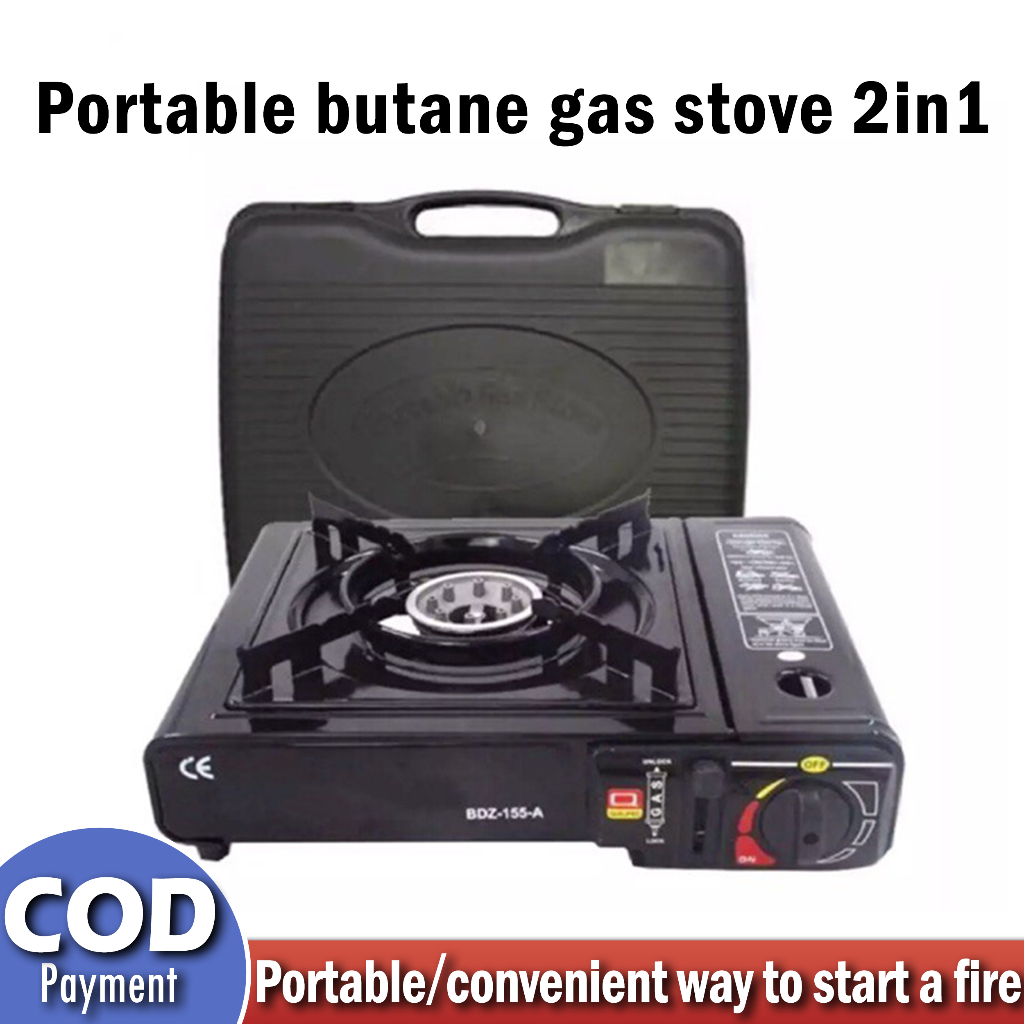 Butane Cassette Stove 2 in 1 portable gas stove Gas tank Butane stove ...
