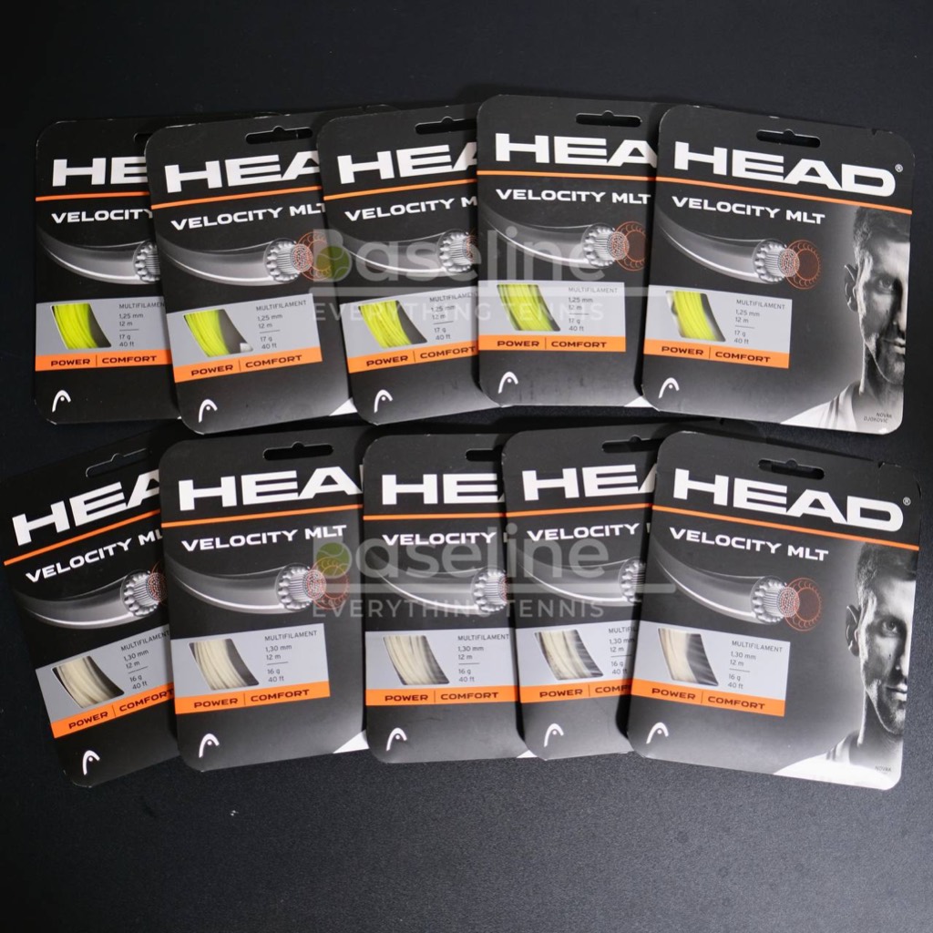 Original HEAD Velocity MLT Tennis String - Multifilament String ...
