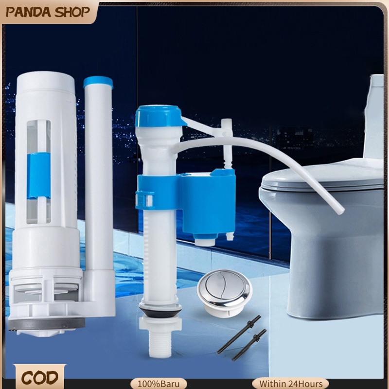 Toilet Flush Set Fittings Dual Button Flush Valve Toilet Water Tank ...
