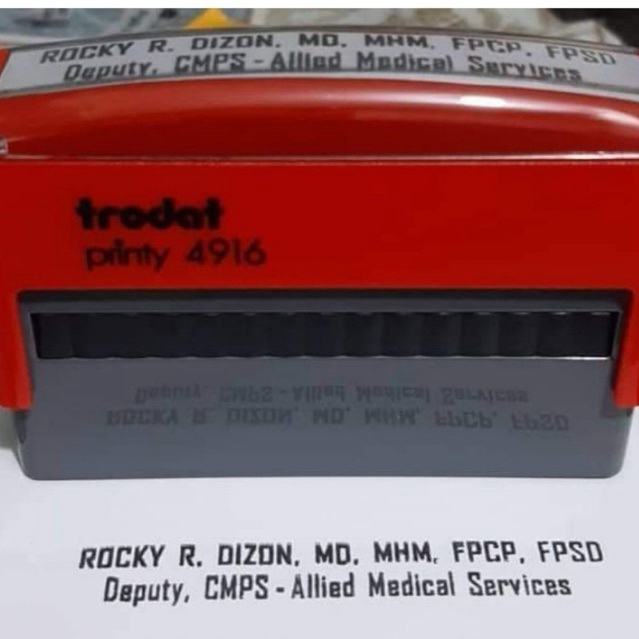 TRODAT 4916 SELFINKING STAMP C.O.D. | Shopee Philippines