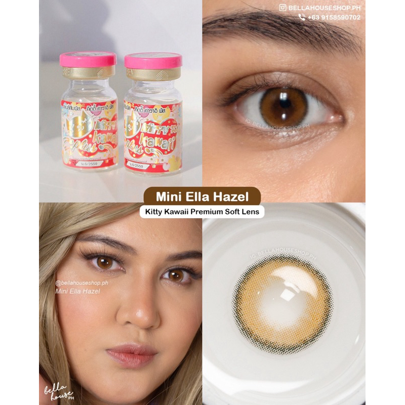 Kitty Kawaii - Mini Ella Hazel (Nongraded, Graded Amber Brown Contact ...