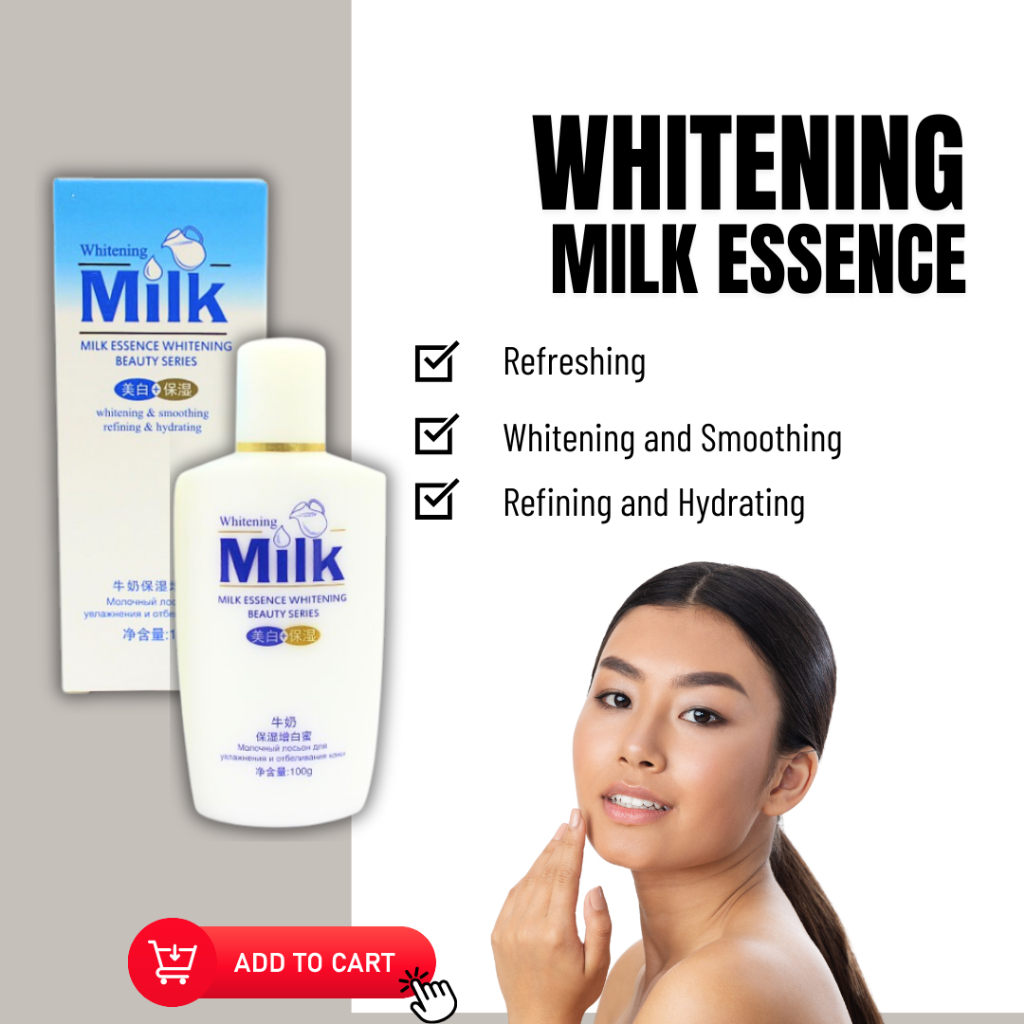 Milk Essence Whitening Lotion 100g Instant Whitening Moisturizing and ...