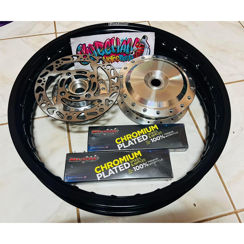 VANZBOY RIMSET HONDA CLICK 125 | 150 | 160 W / DISC PLUG AND PLAY ...