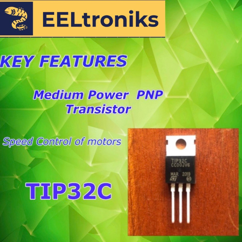 TIP 32C TIP32C TIP-32C MEDIUM POWER PNP TRANSISTOR | Shopee Philippines