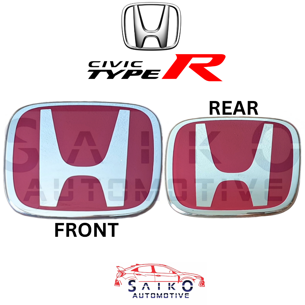 Honda Civic FC FK8 2016-2021 Type R Red H Emblem | Shopee Philippines