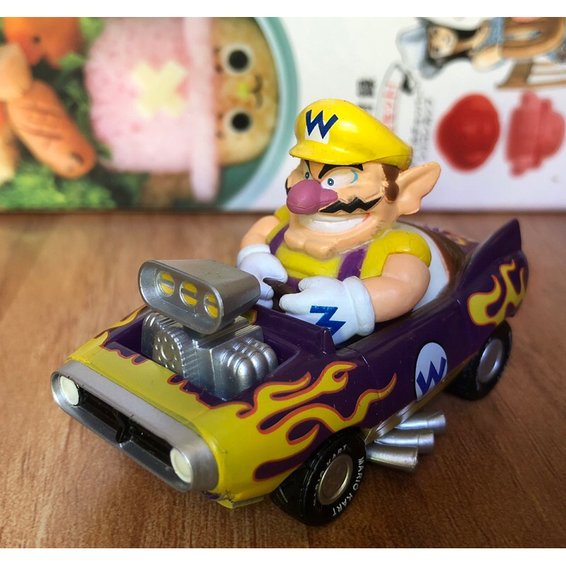 Nihon Auto Toy Nintendo Mario Kart Wii Pull Back Car - Wario in Fire ...
