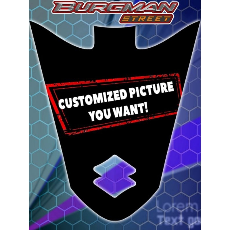 Customized Design Sticker for Suzuki Burgman Street 125 and EX ...