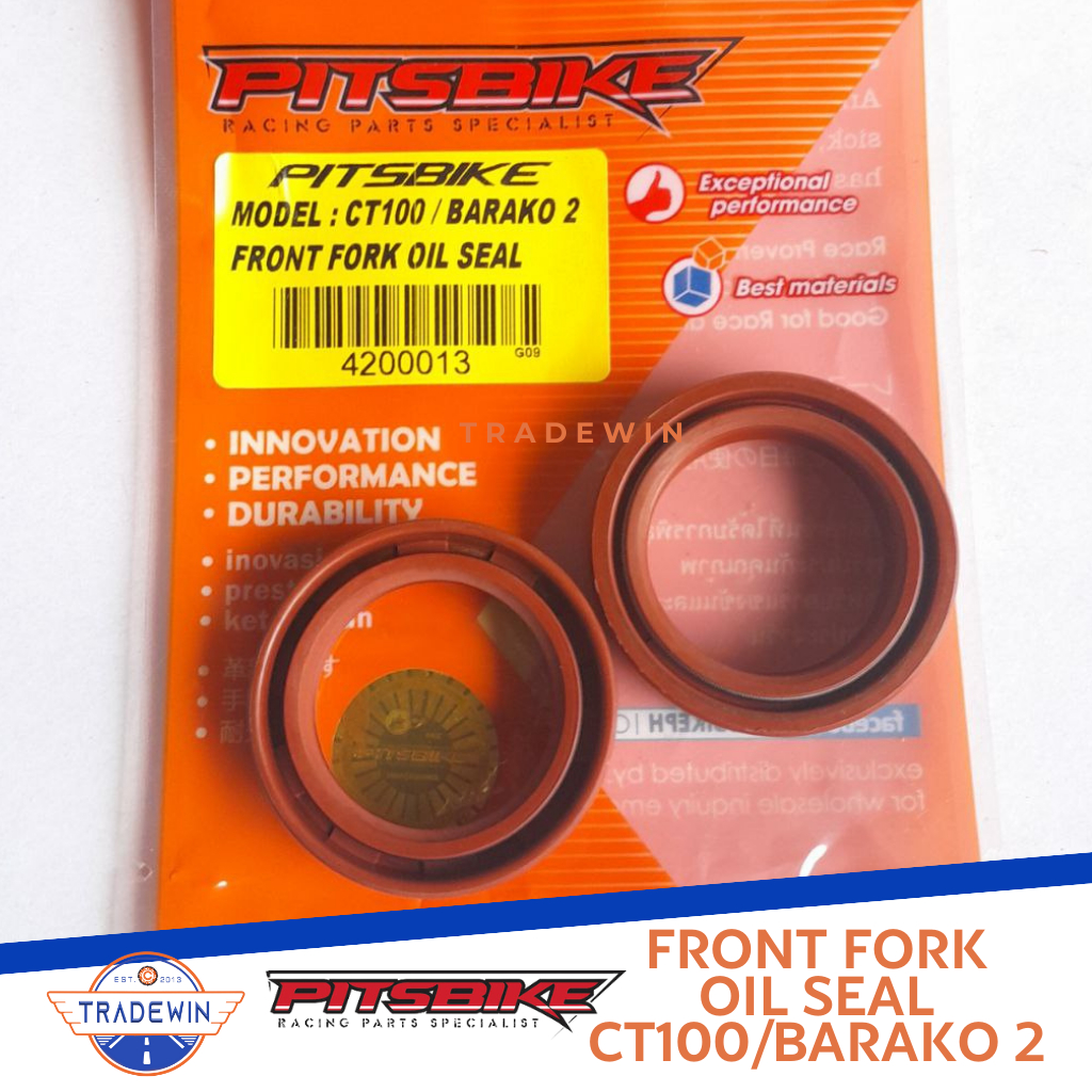 CT100 BARAKO 2 FRONT FORK OIL SEAL 30-42-11 PITSBIKE (2PCS/SET ...