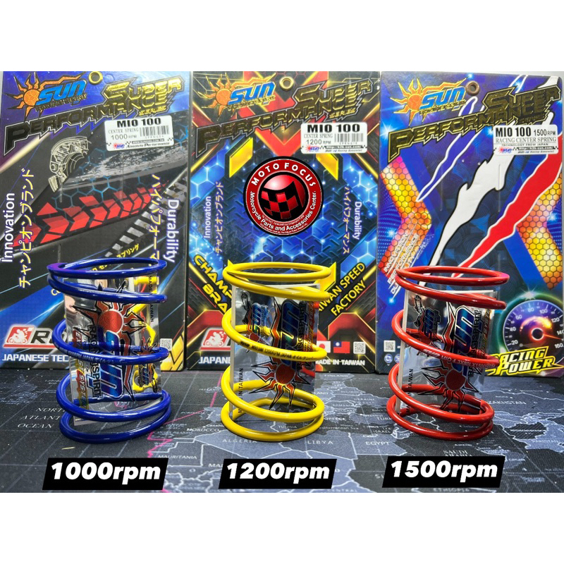 Mio Amore, Sporty, Soulty 1000 RPM 1200 RPM Sun Racing Center Spring ...