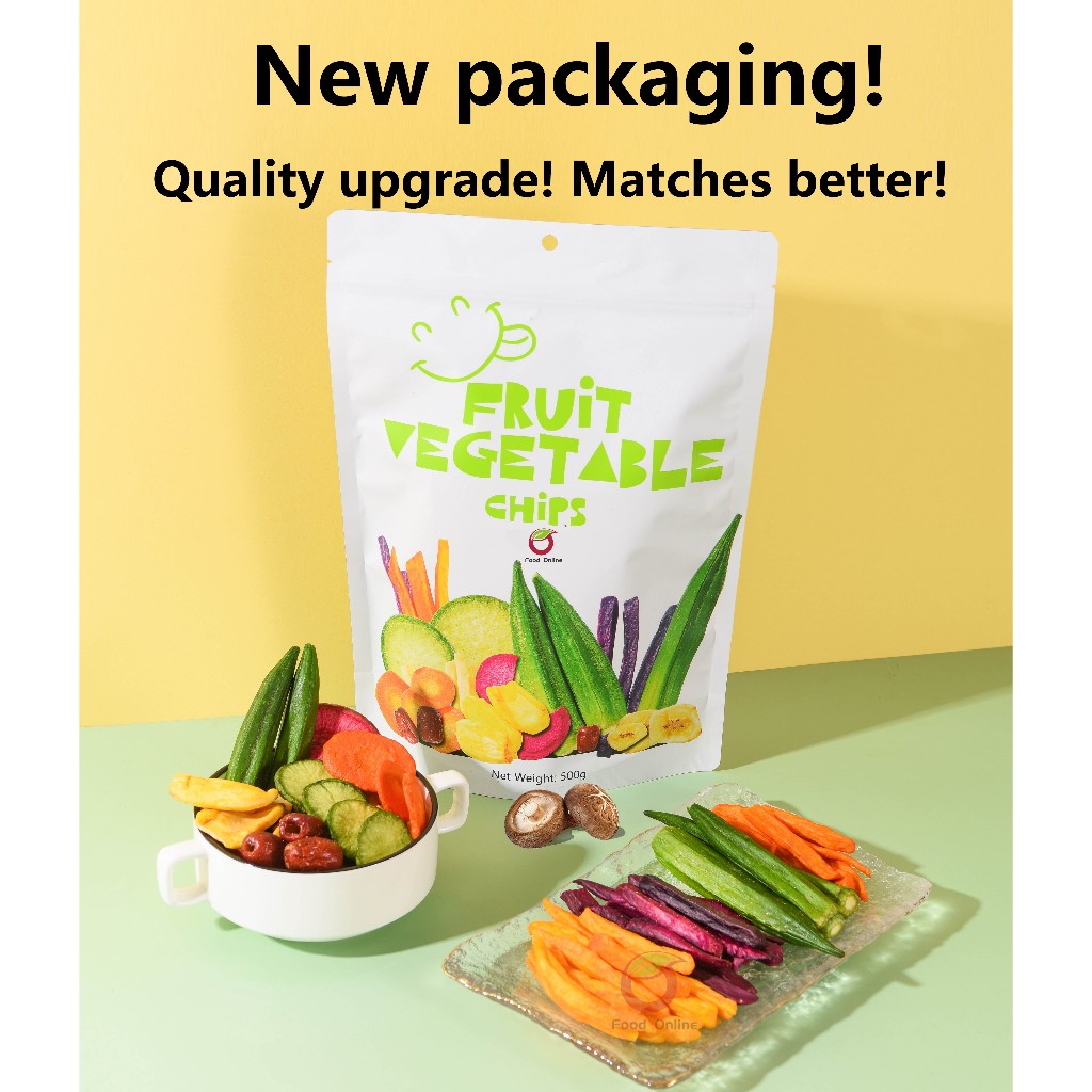 Mixed veggie chips and Fruit vegetable chips 500g | Shopee Philippines