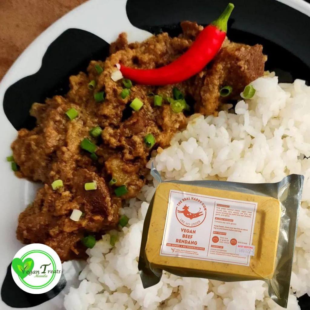 Beef Rendang by The Real Happy Cow 500g (Plant-based | Dairy & Egg Free ...