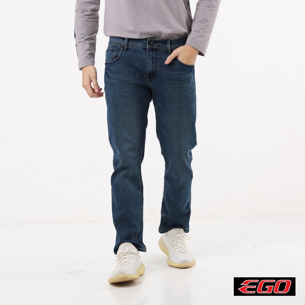 Ego Denim Long Pants Slim Tapered Fit Stretch ESB10-0220 | Shopee ...