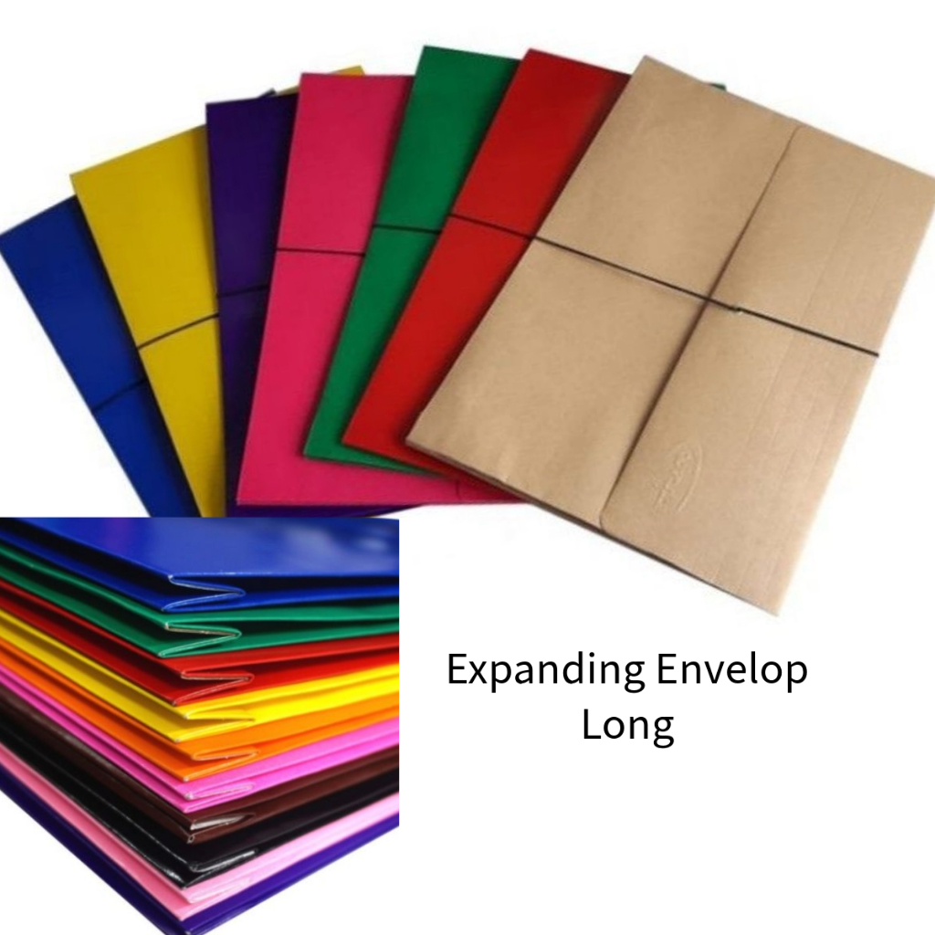 5pcs Expandable Envelope with Garter, Portfolio Expanding Envelope ...