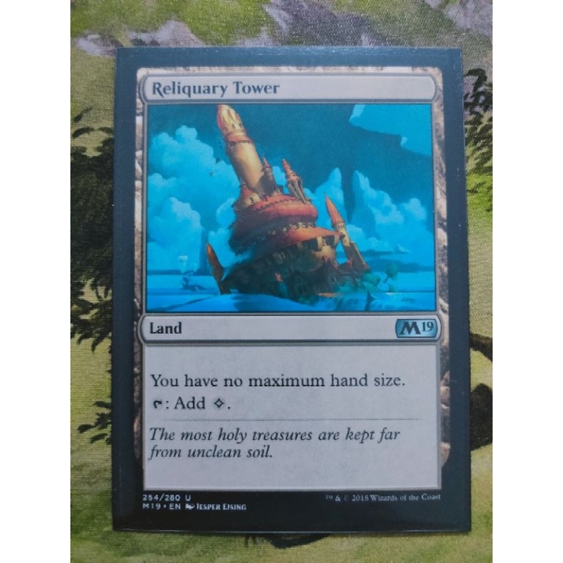 MTG - Reliquary Tower - M19 / WHO / PRM / MKC / CON / CMM | Shopee ...