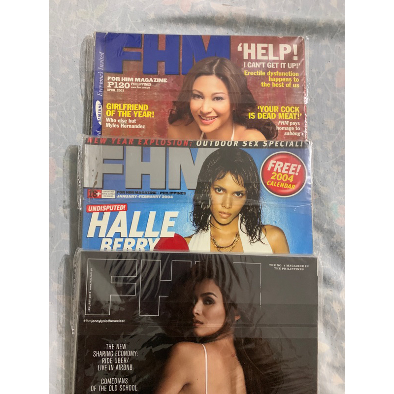 FHM Magazines Jennelyn Mercado Halle Berry Rufa Mae Quinto | Shopee ...