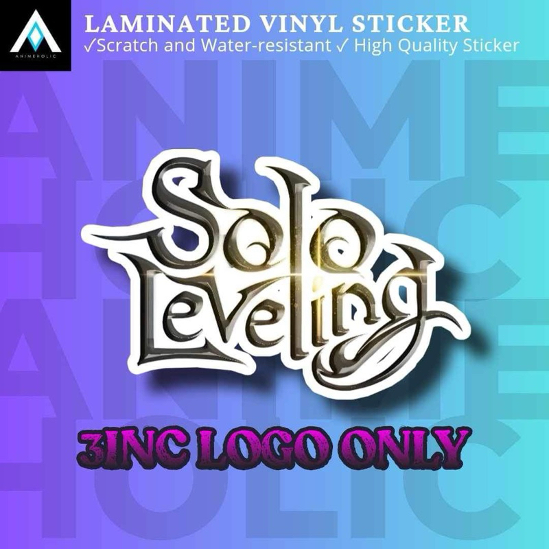 SOLO LEVELING SUNG JIN WOO SHADOW MONARCH LAMINATED VINYL STICKERS PART ...
