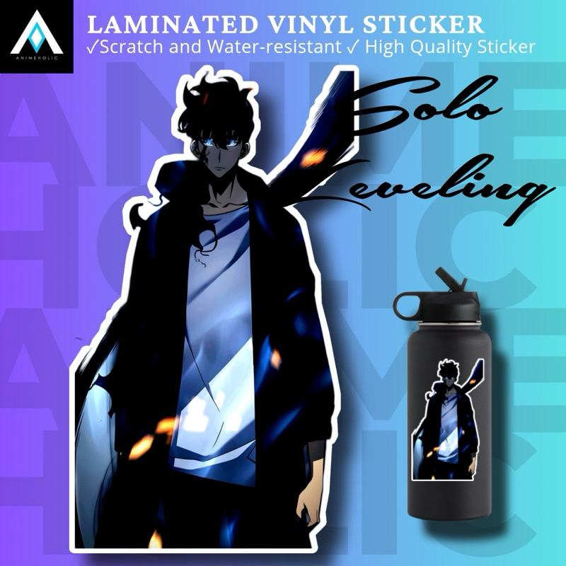SOLO LEVELING SUNG JIN WOO SHADOW MONARCH PLAYER LAMINATED VINYL ...