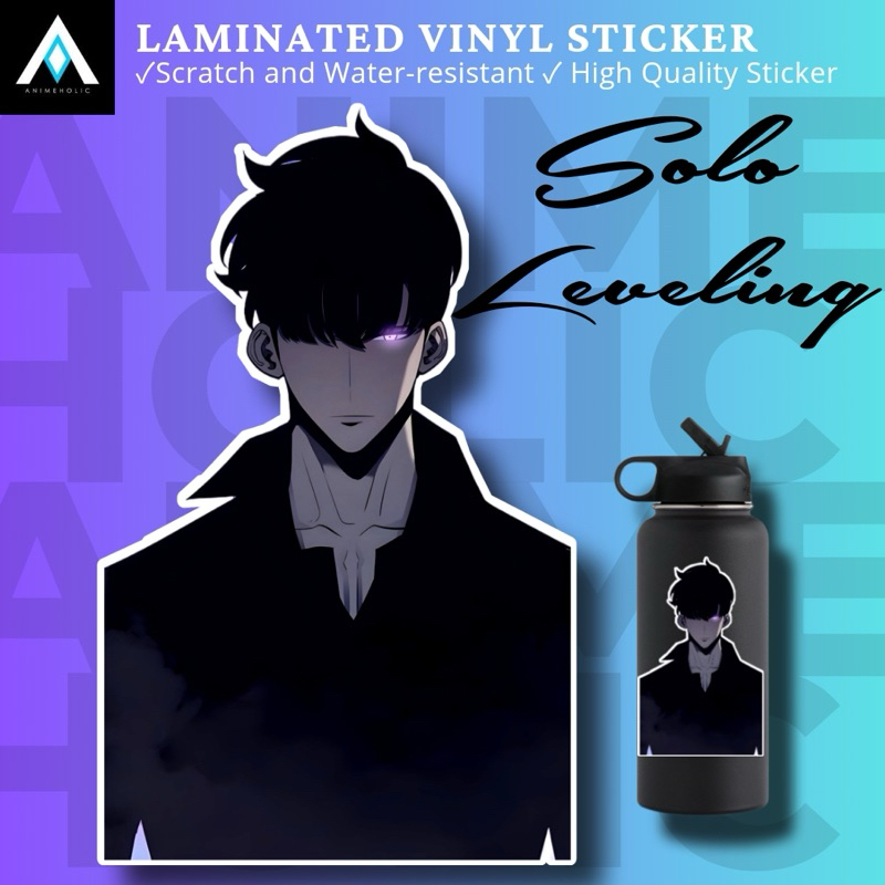 SOLO LEVELING SUNG JIN WOO SHADOW MONARCH PLAYER LAMINATED VINYL ...