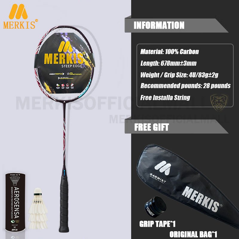 Merkis Badminton Rackets NANOFLARE1000Z ASTROX100ZZ ARCSABER11 VOLTRIC ...