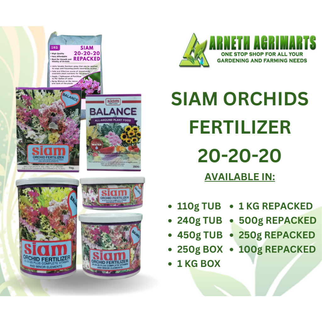 ARNETH SIAM BALANCE ALL PURPOSE WATER SOLUBLE PLANT FOOD (20-20-20 ...