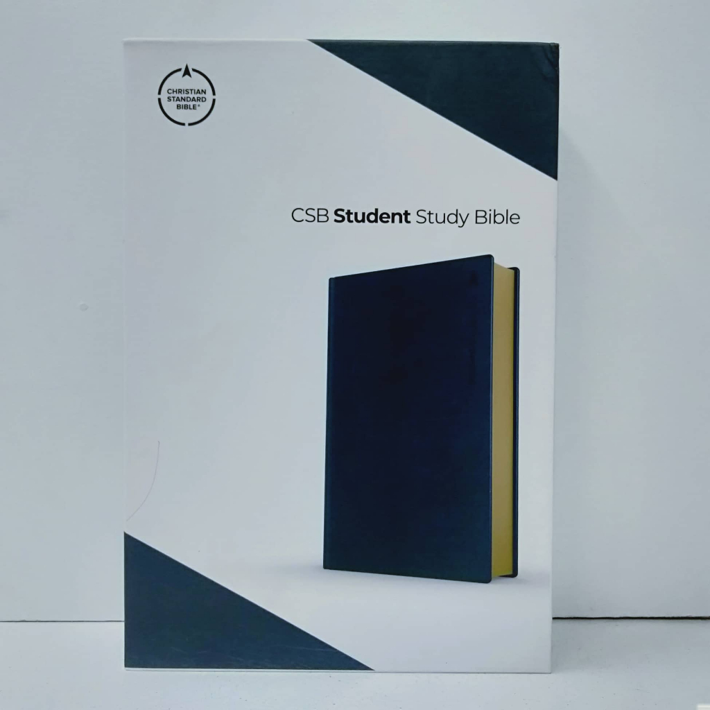 CSB STUDENT STUDY BIBLE, Navy Leathertouch (Imitation Leather) BY CSB Bibles by Holman (Author ...