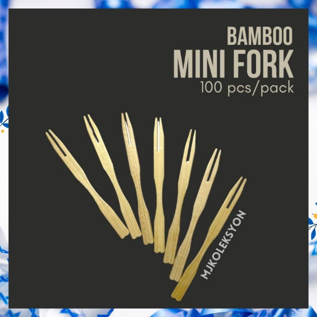 Bamboo Fork Toothpick 100pcs for siomai takoyaki | Shopee Philippines
