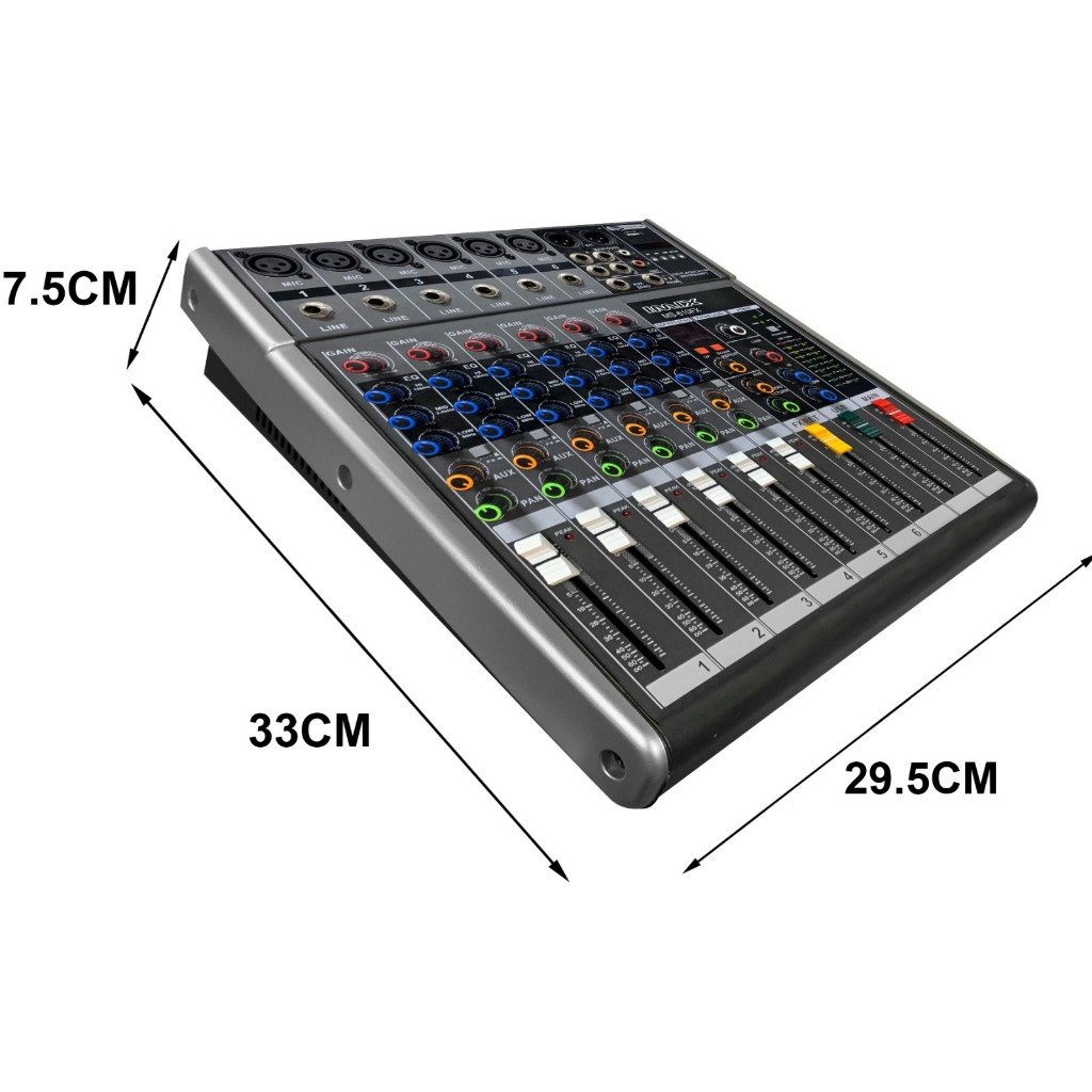 IMIX MS-1216FX 12 channel 16DSP FX USB MP3 player 12 mic input audio ...
