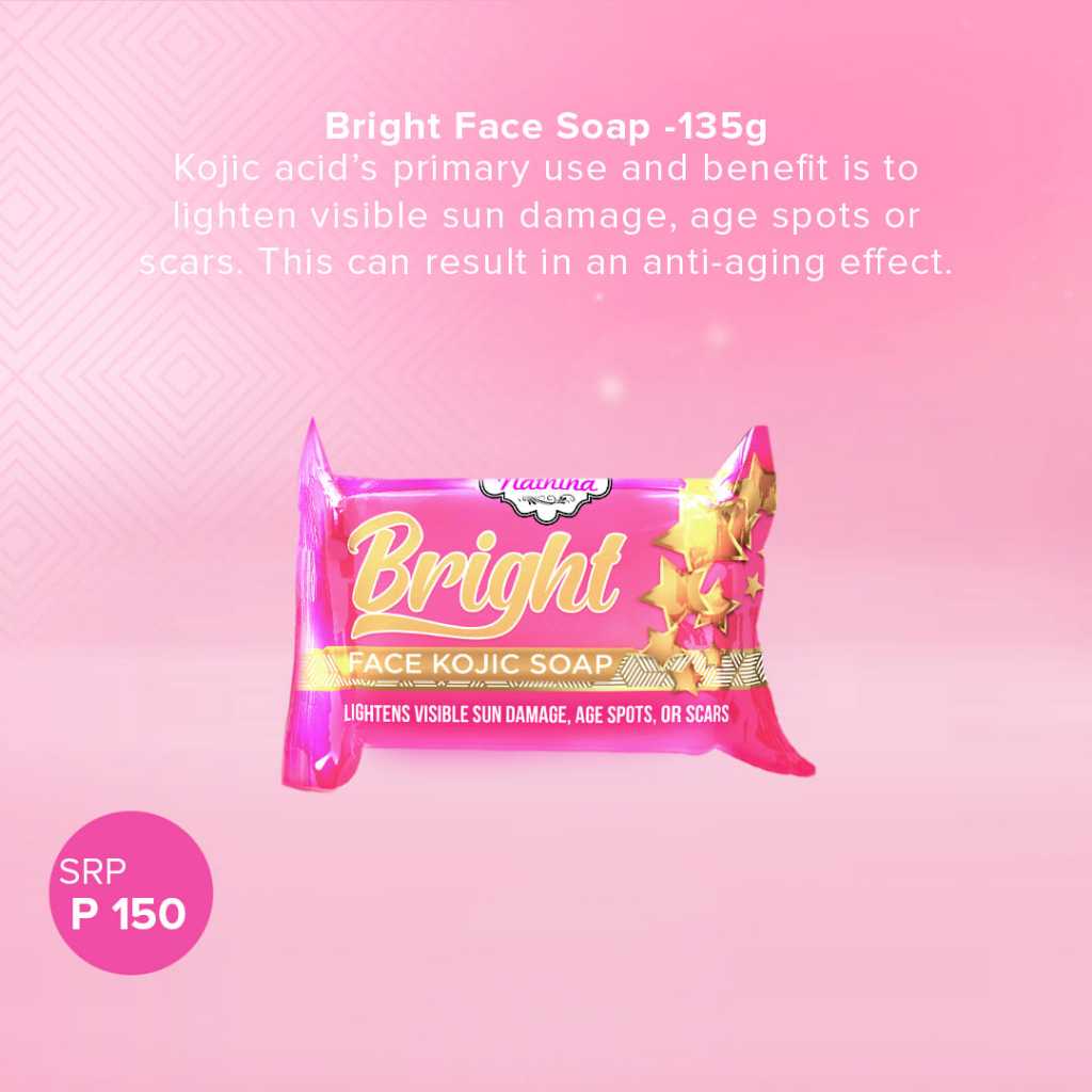 Bright Face Kojic Soap (135g) | Shopee Philippines