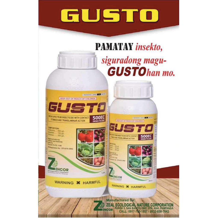 Gusto 500EC Insecticide /Profenofos | Shopee Philippines