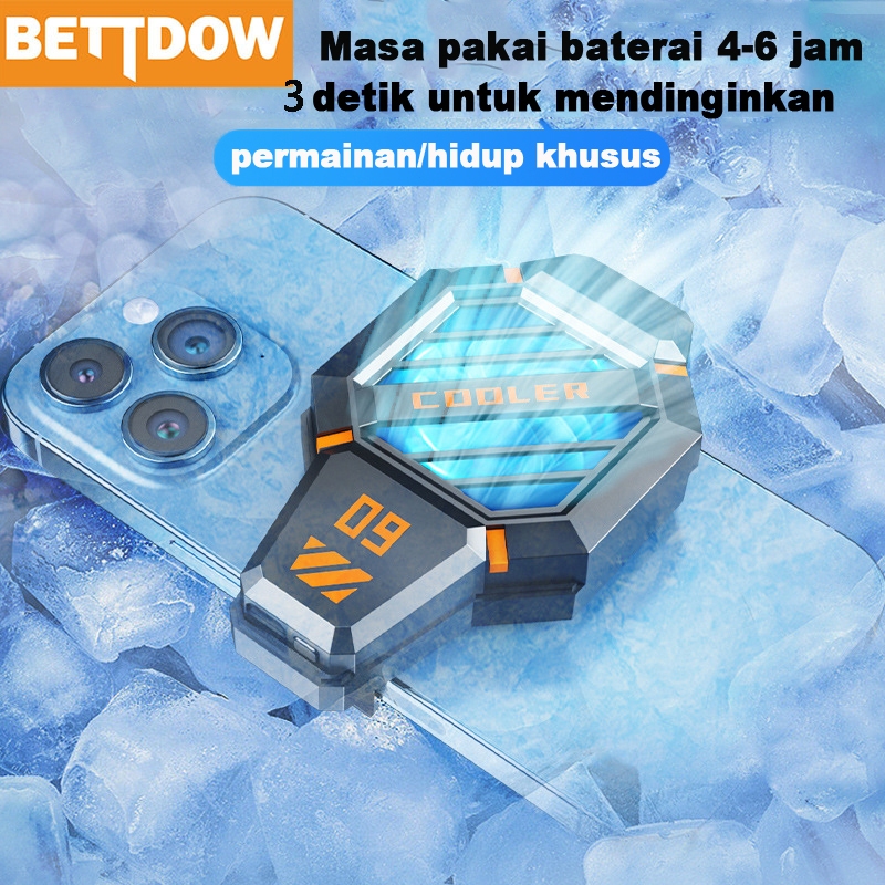 BETTDOW Mobile Phone Radiator PUGB Game Portable Controller Cooling Fan ...