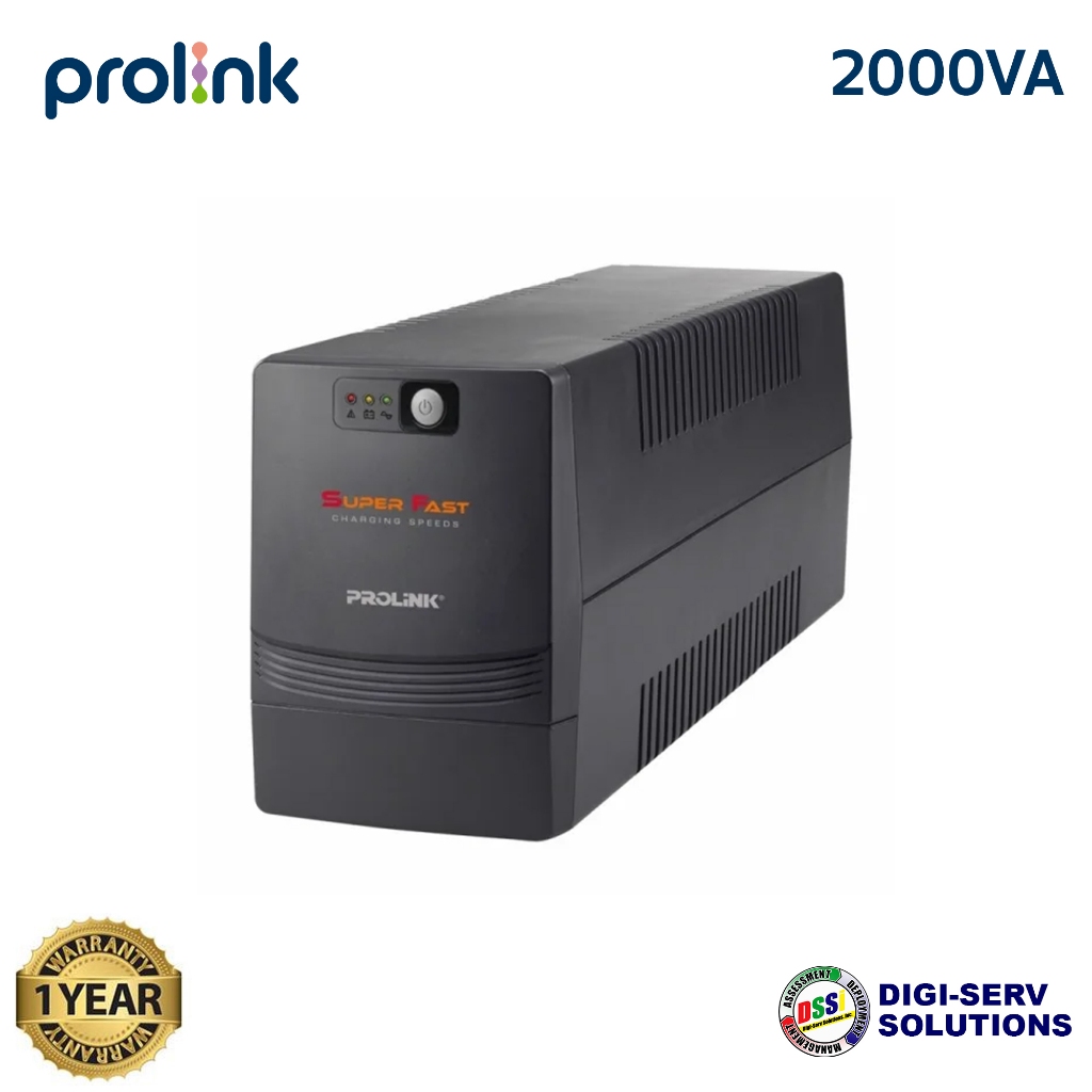 Prolink Pro2000Sfc 2000Va Super-Fast Charging Line Interactive Ups With ...