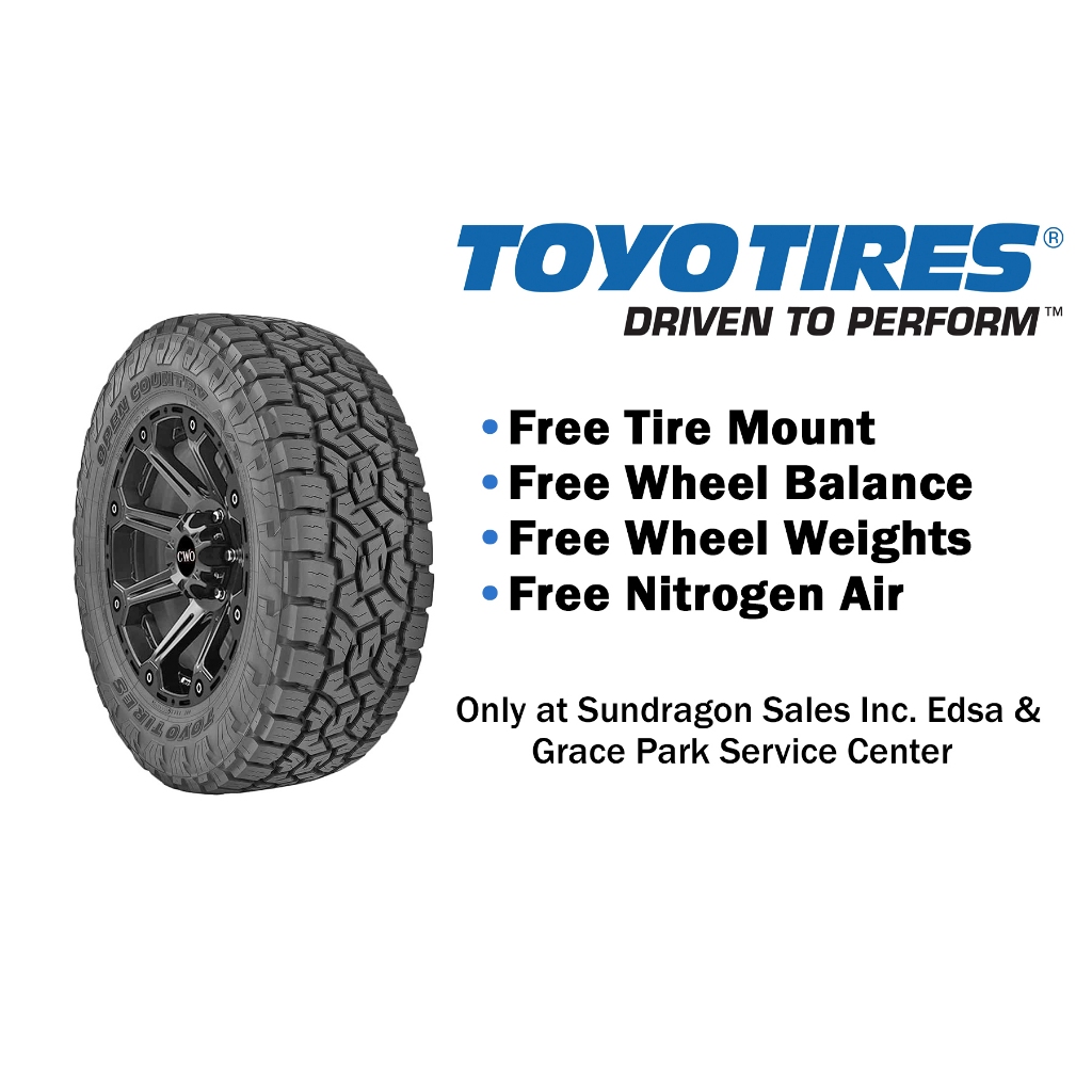 Toyo 215/75 R15 100T Open Country A/T 3 (OPAT3) All-Terrain Tire | Shopee Philippines