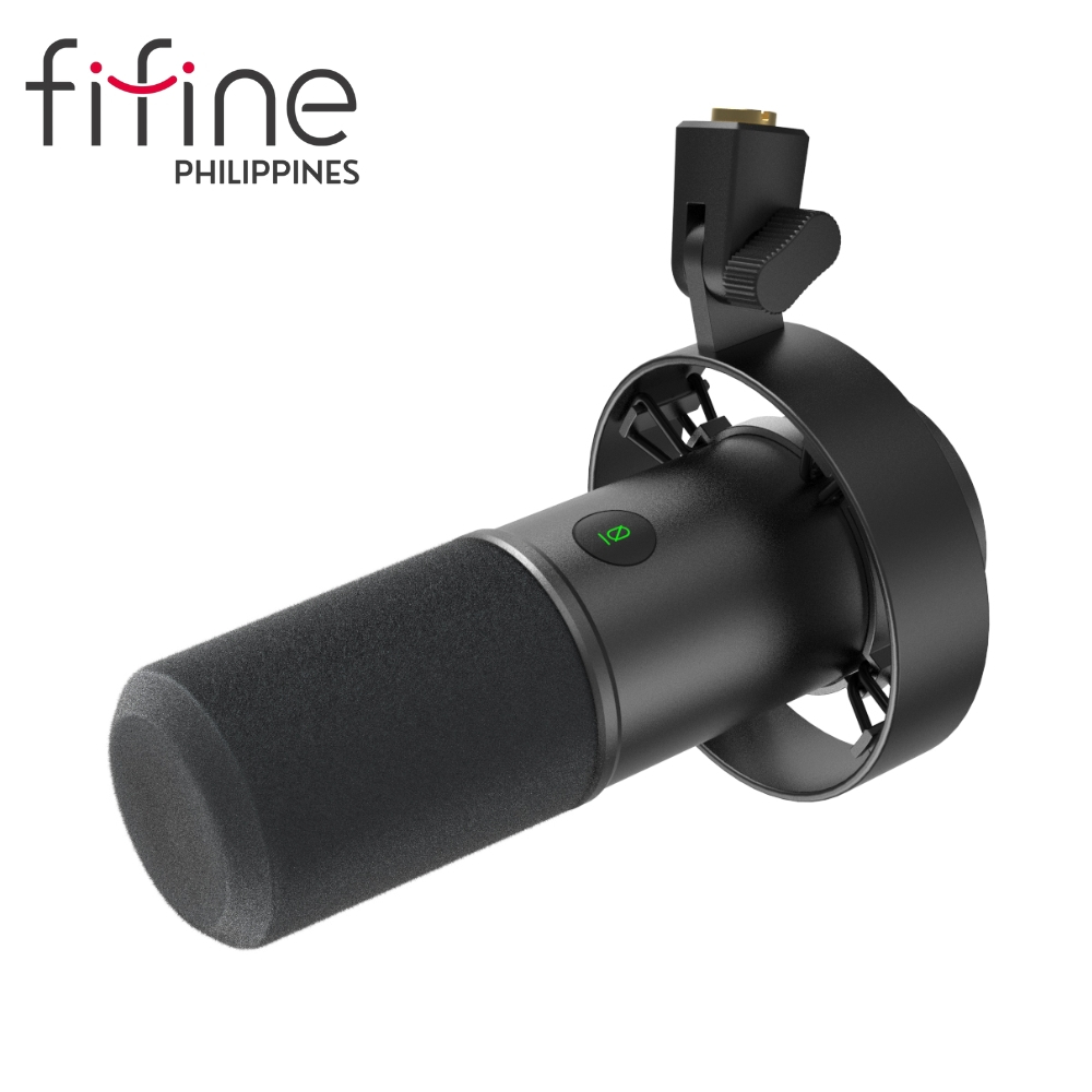 FIFINE Amplitank K688 Professional Studio XLR/ USB Dynamic Microphone for Streaming, Podcast ...