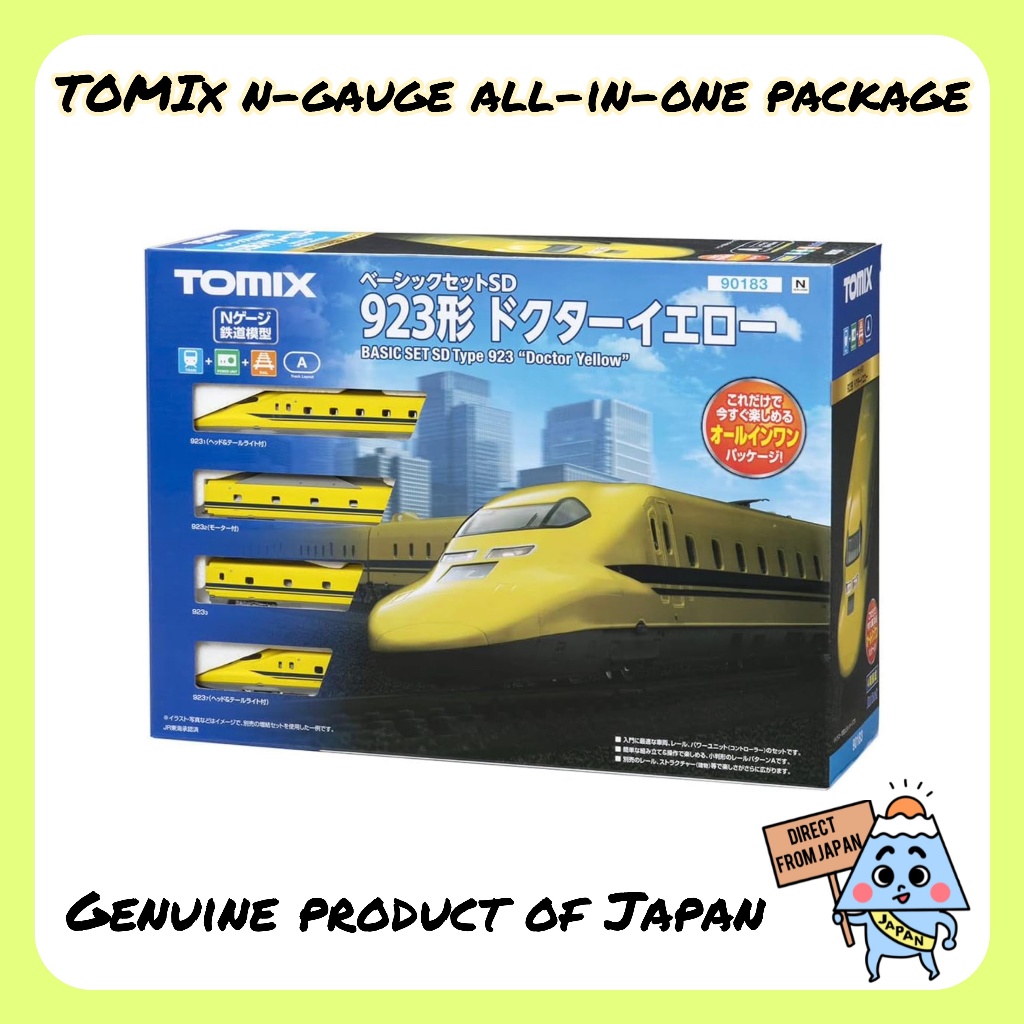 TOMYTEC TOMIX N Gauge Basic Set SD Type 923 Dr. Yellow 90183 Model Train Introductory Set ...