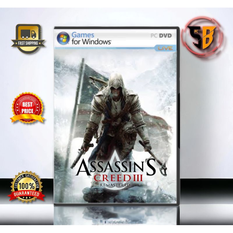 PC Laptop Video Game AC Assassin's Creed 3 Remastered USB Windows OS ...