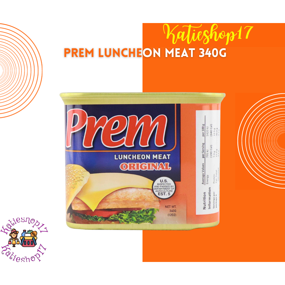 Prem Luncheon Meat 340g | Shopee Philippines