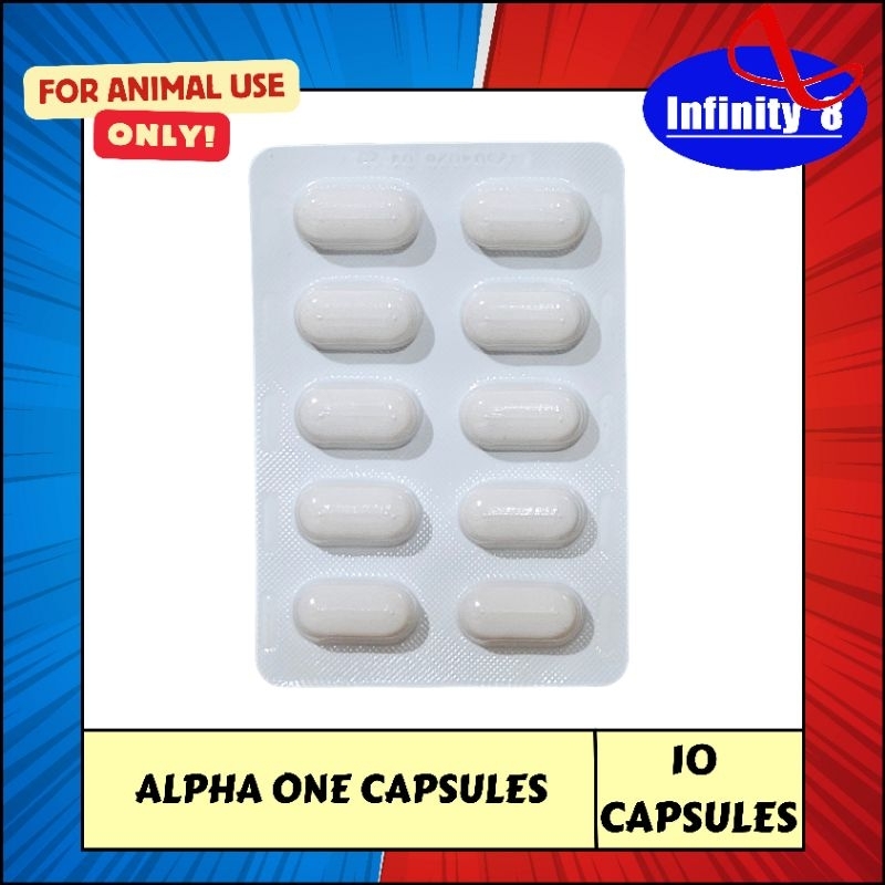 Alpha One (Alpha 1) - 10 capsules/banig (for Animal use only) | Shopee ...