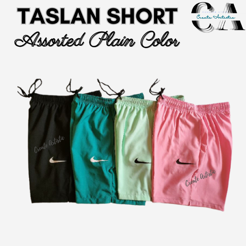 TASLAN ASSORTED PLAIN SHORT | Shopee Philippines