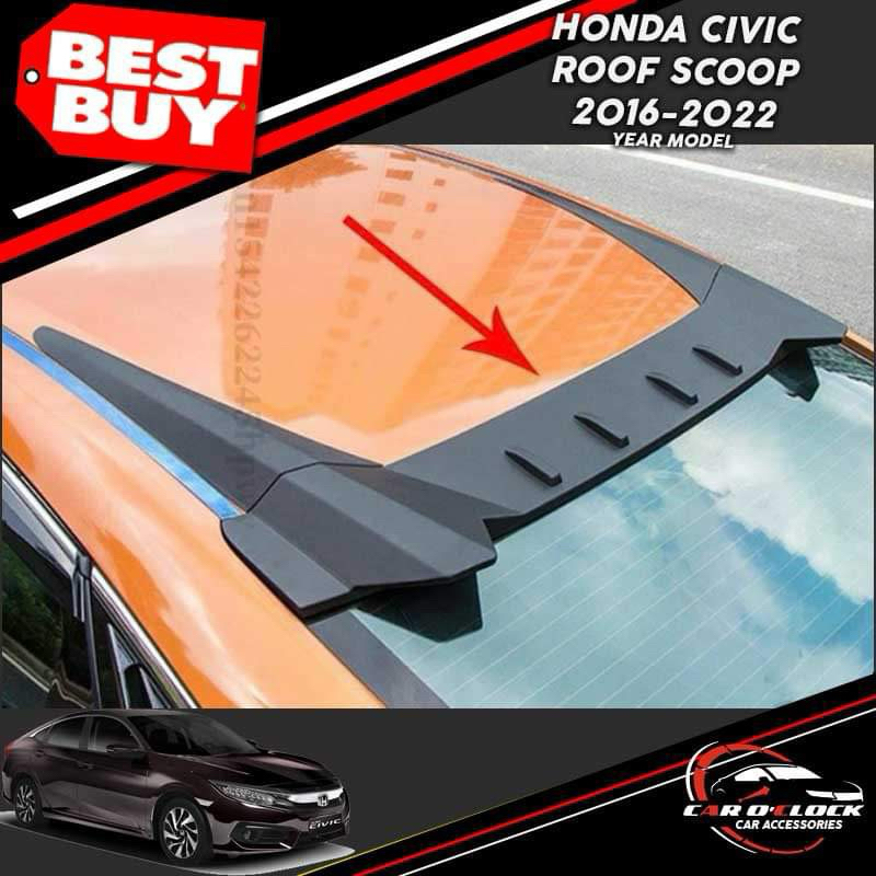 Honda Civic FC FE RS 2016 - 2023 Rear Roof Spoiler | Shopee Philippines