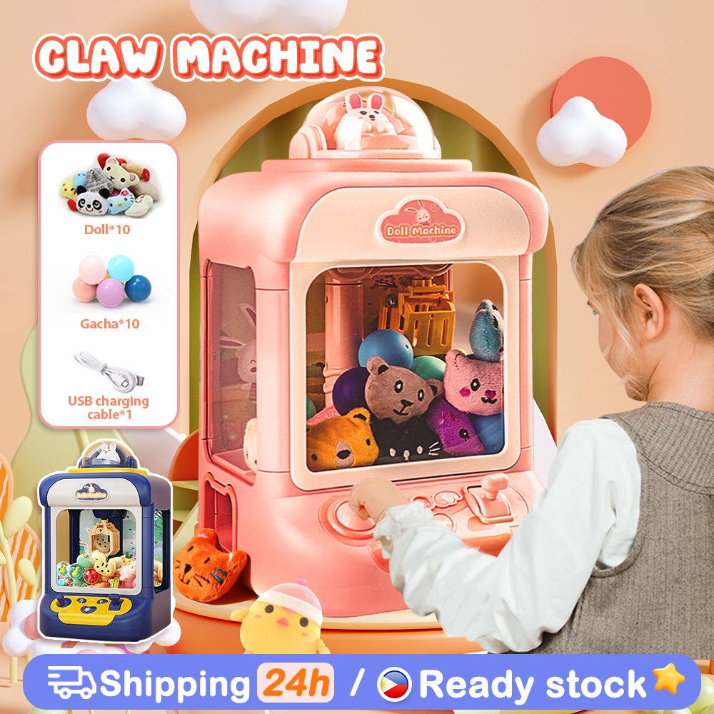 Mini Claw Machine Toys Clip Doll Arcade Machine Toys for Kids Birthday ...