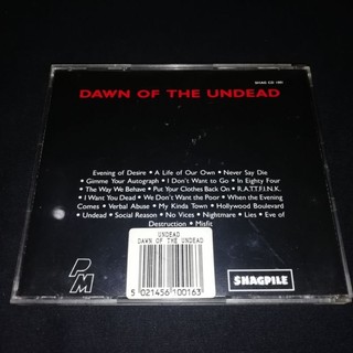 THE UNDEAD - Dawn Of The Undead CD RARE 1ST PRESS Horror Punk Rock ...