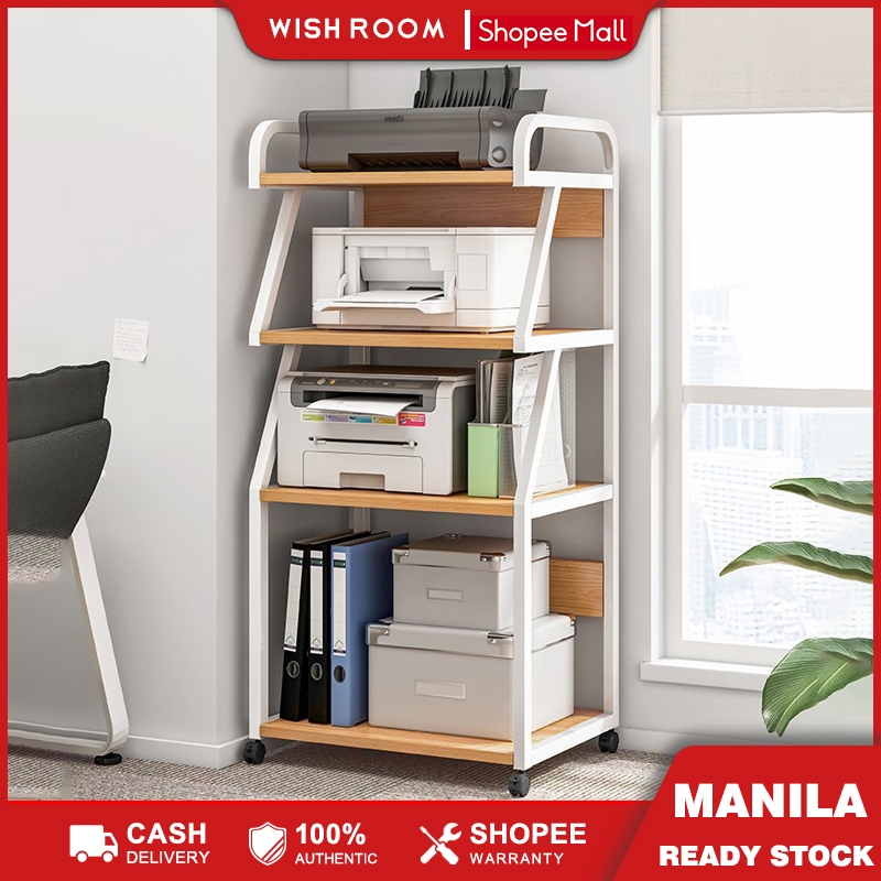 Wishroom Office Storage Rack Floor Stand Shelf With wheel PC case Rack ...