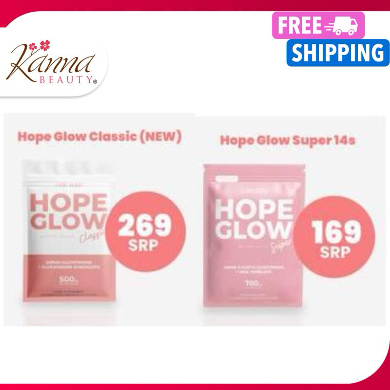 Luna Aura Hope Glow Advanced Glutathione Classic OR HOPE GLOW SUPER ...