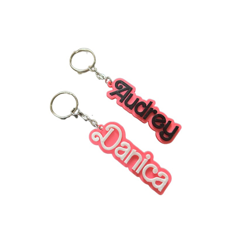 Barbie Style Customized Name keychain tag 3D printed | Shopee Philippines