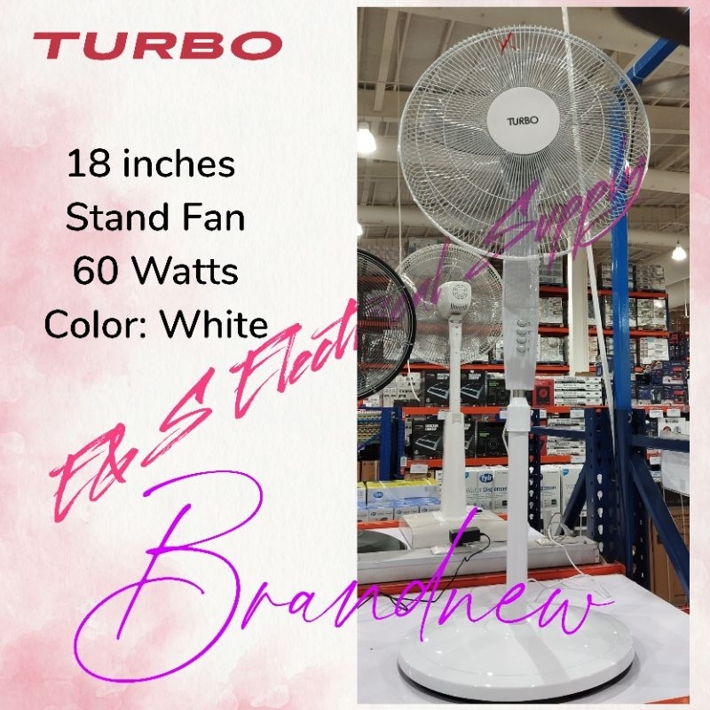 Turbo 18-inch Stand Fan TBSF 7756 | Shopee Philippines