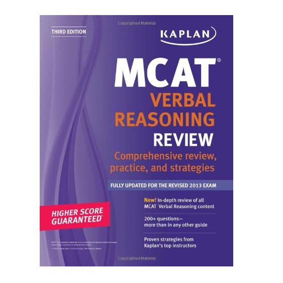 MCAT Verbal Reasoning Review Third Edition Book (Paperback) | Shopee ...