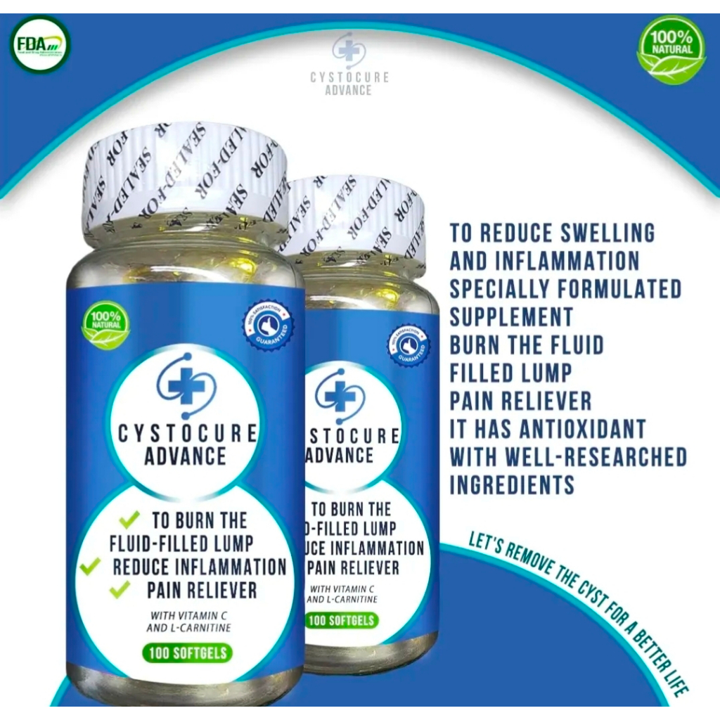 Cystocure Advance Plus || 100 Softgels - Powerful Solution for Fluid ...